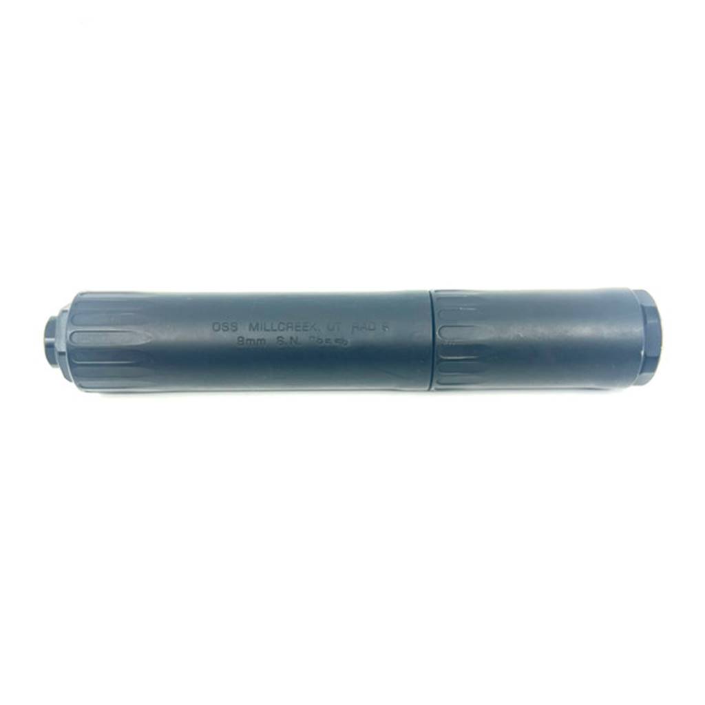 HUXWRX RAD 9 Modular Flow-Baffle 9mm Pistol Suppressor - 1788H